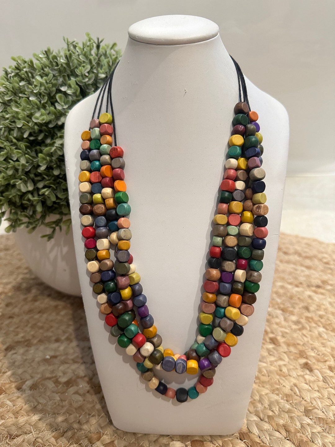 Multi Beaded Necklaces - Etsy