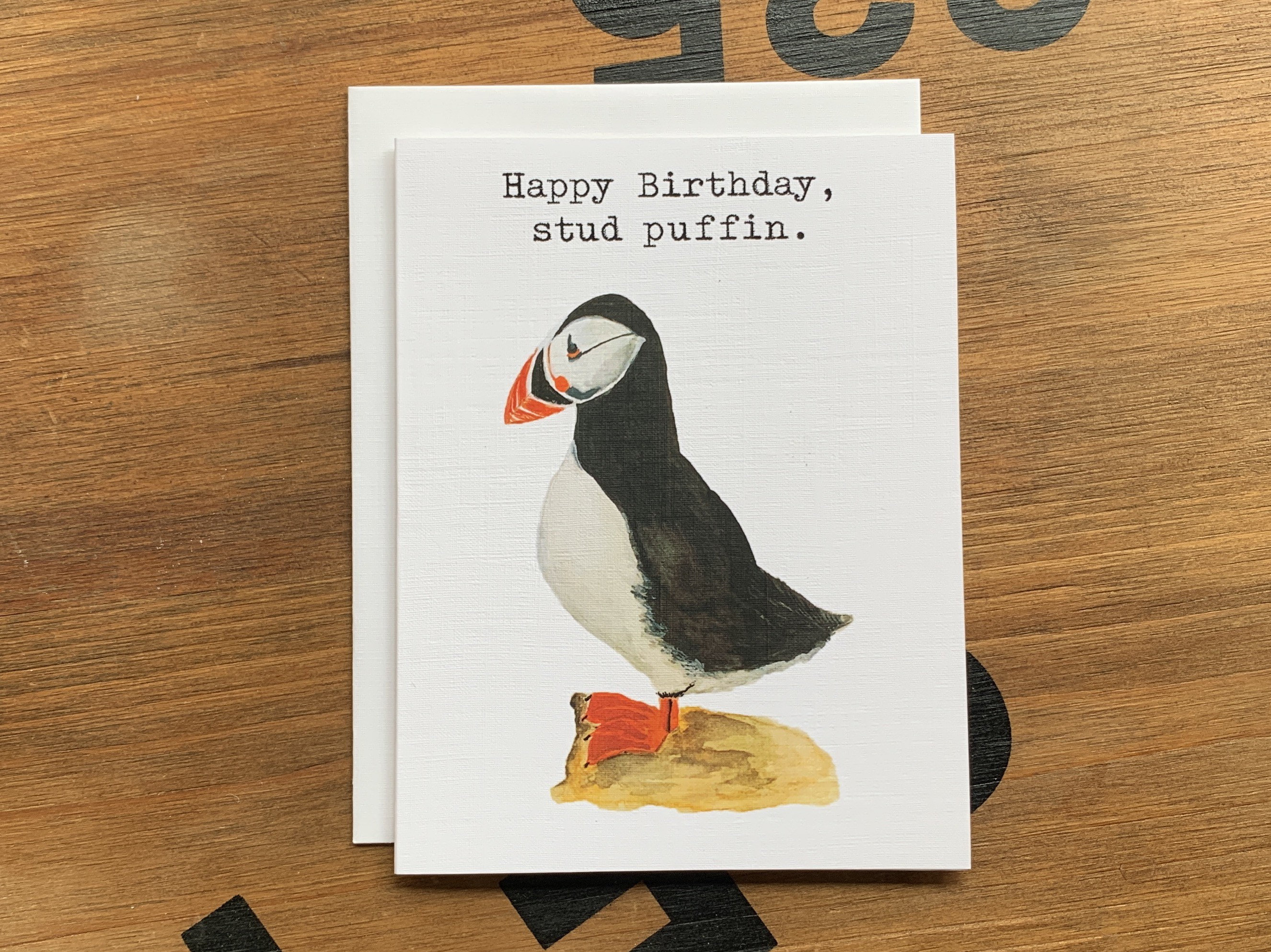 Puffin Birthday Card Puffin Card Bird Watcher Birthday Pun - Etsy