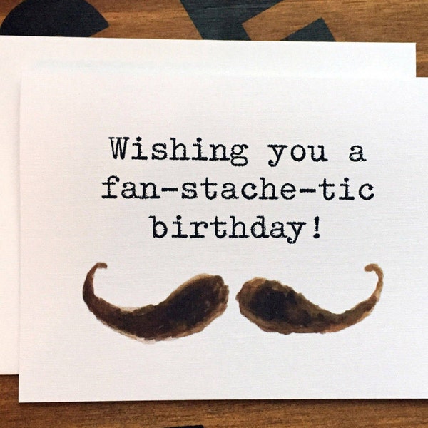 Birthday Mustache - Etsy