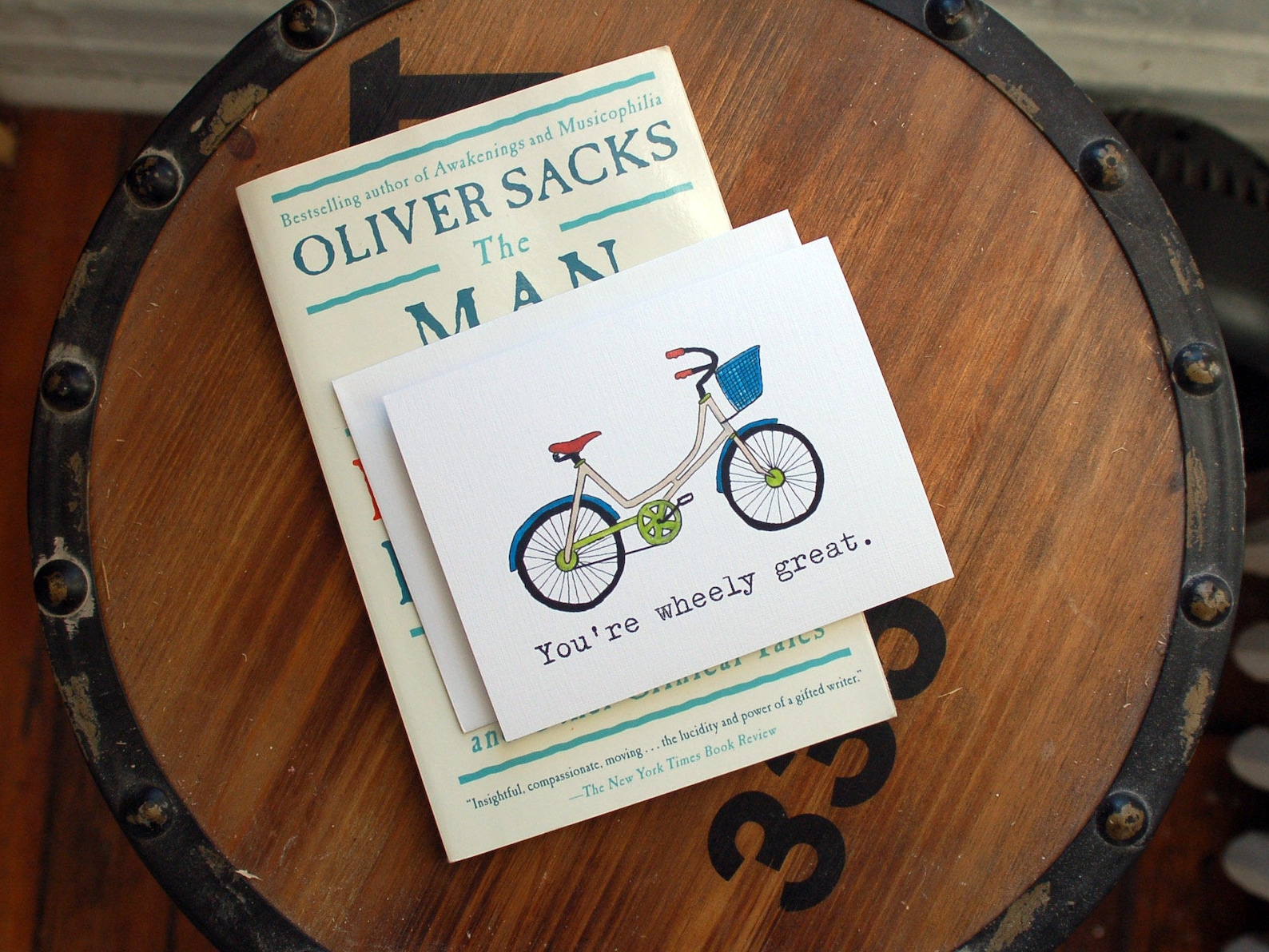 Bicycle Thank You Card Bicycle Pun Cycling Pun Cyclist Card - Etsy