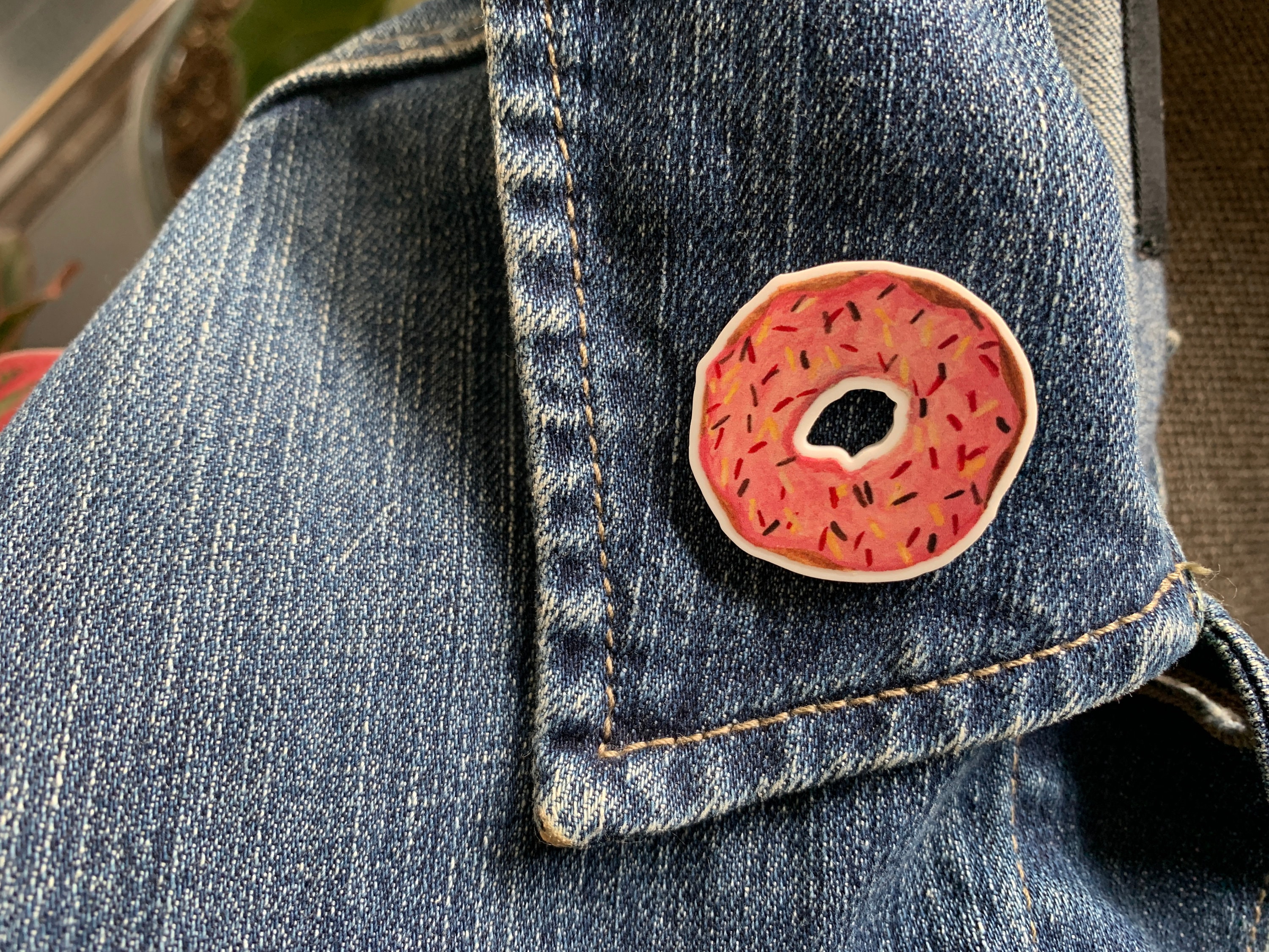 Donut Pin - Etsy