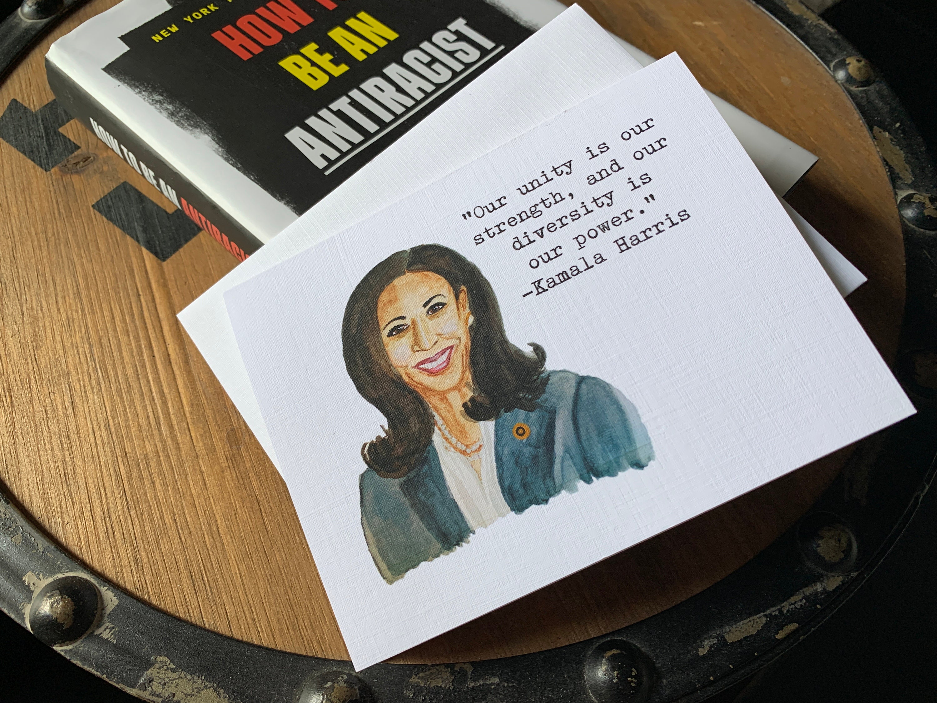 Kamala Harris Quote Note Card - Etsy