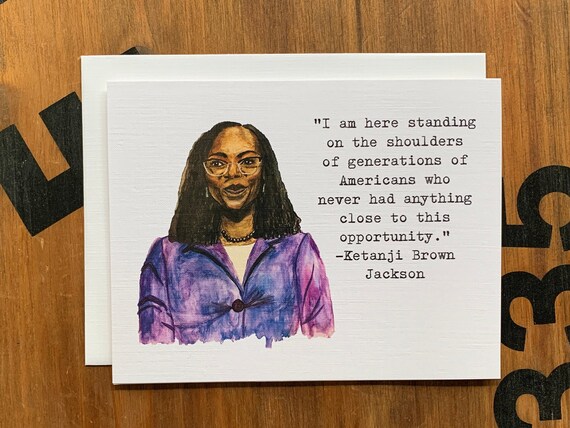 Ketanji Brown Jackson Card Gift for Her Congrats Grad | Etsy
