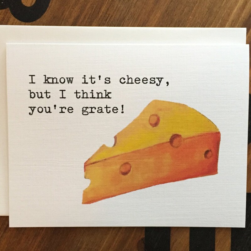 Cheese Card - Etsy
