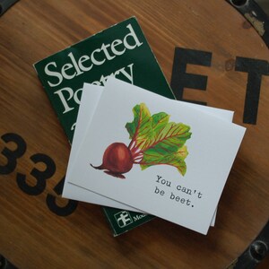 You Can't Be Beet, Gratitude Card, You're the Best, Cute Vegetable Card ...