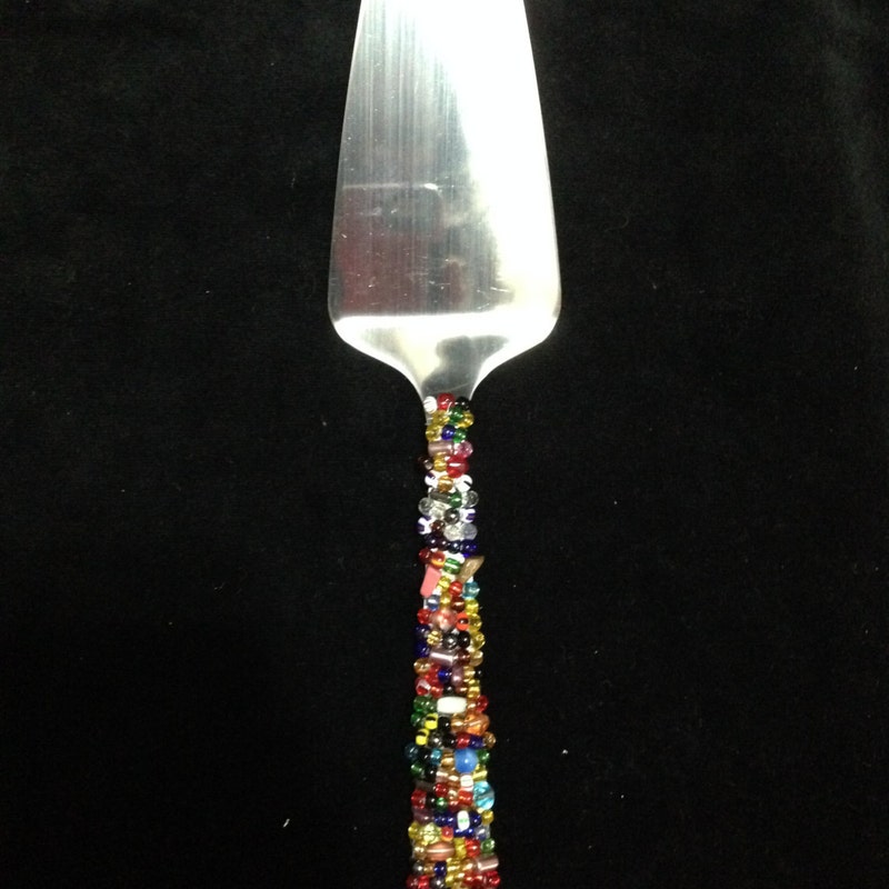 Beaded Cake Knife - Etsy