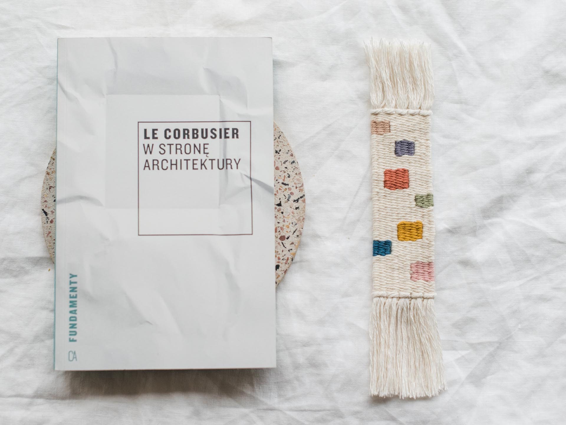 Minimal Woven Bookmark Tetris / Handwoven Bookmark/ Textile Weaving ...