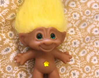 Yellow Hair Troll | Etsy