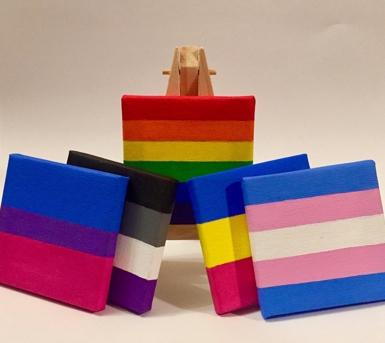 Mini Pride Flag Canvas Multiple Flags Available | Etsy