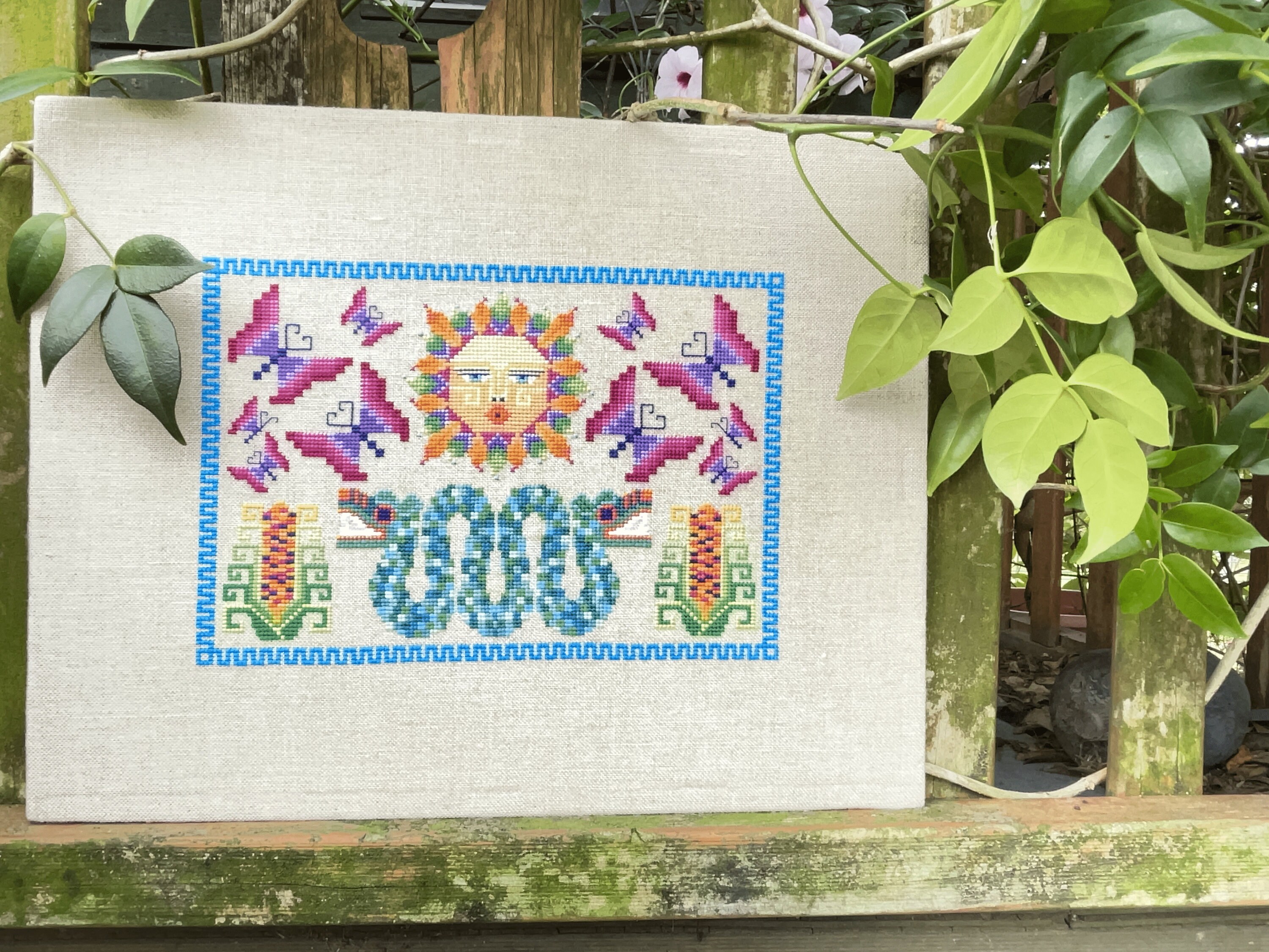 AZTEC STUDY Butterflies, Maize, Sun God, Double-headed Serpent - Etsy