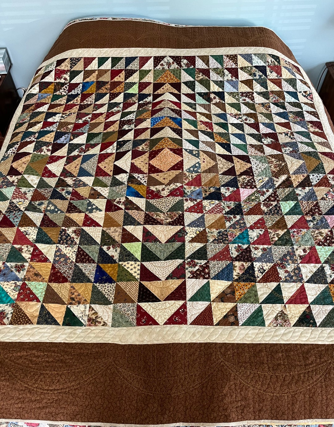 Half Square Triangle Bonanza Quilt - Etsy