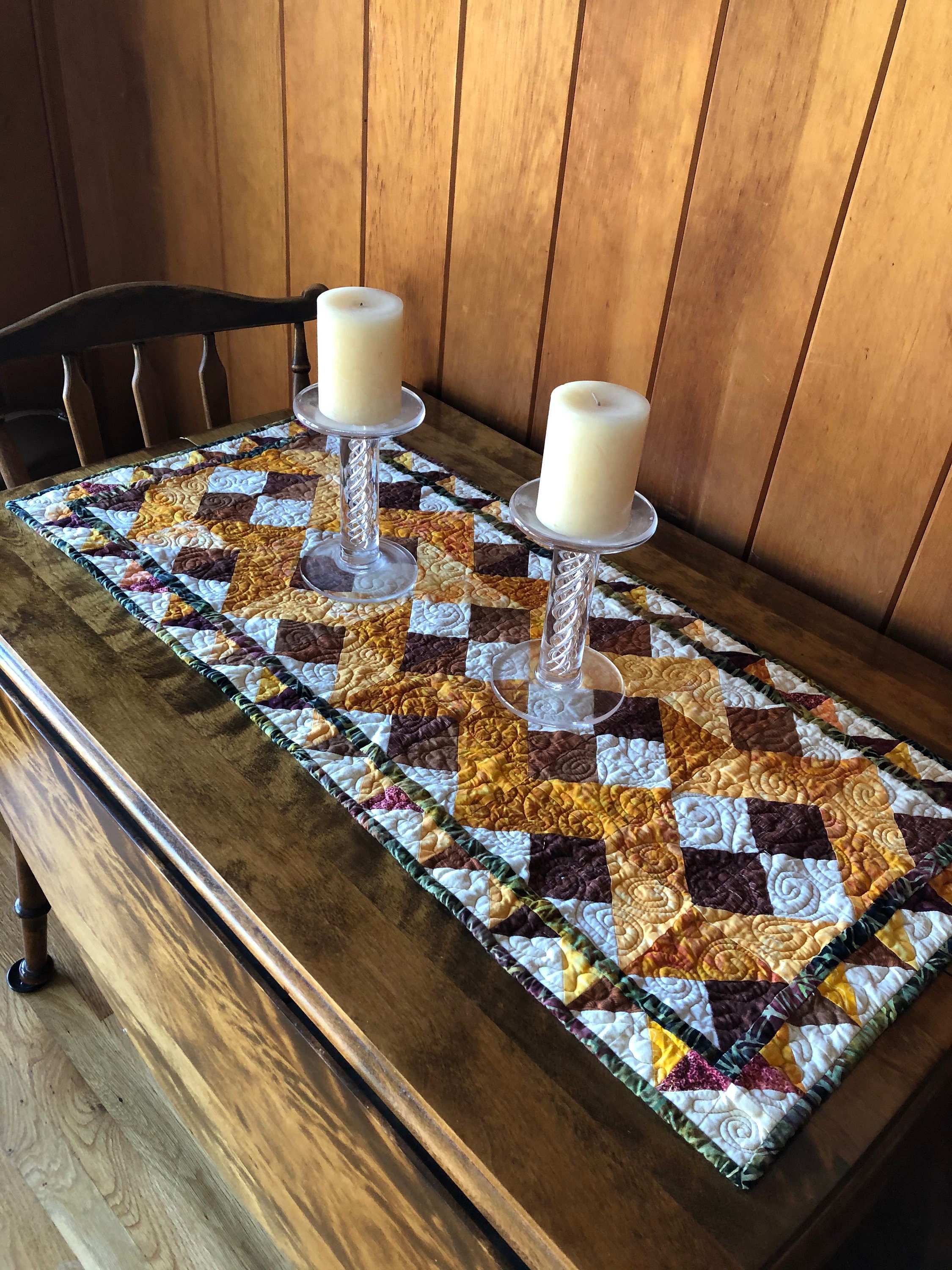 Modern Table Runner, Wall Hanging - Etsy