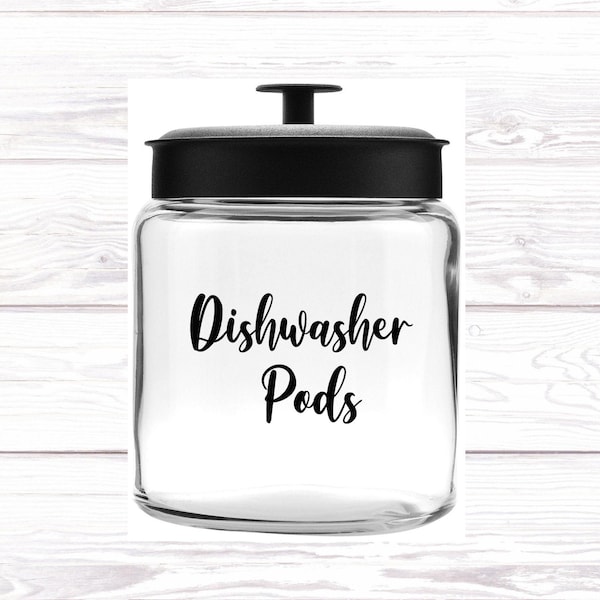 Dishwasher Detergent Label Decal - Etsy