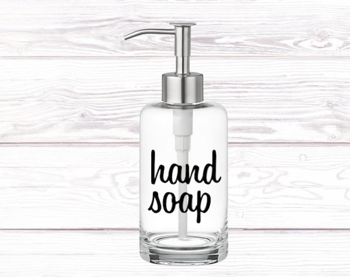 Soap Labels Custom Home Label for Hand Soap Decal Custom Labels ...