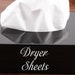 Dryer Sheets Decal, Laundry Label Decals, Bottle Labels, Custom Labels ...