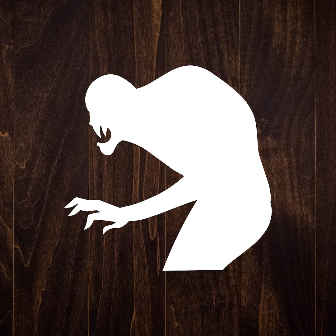 Car Decals, Car Stickers, Vinyl Decals, Creepy Scary Monster, Shadow ...