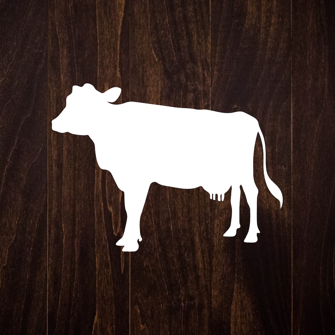 Cow Decal, Dairy Cow, Vinyl Decal, Stickers for Cars, Windows, Tumblers ...