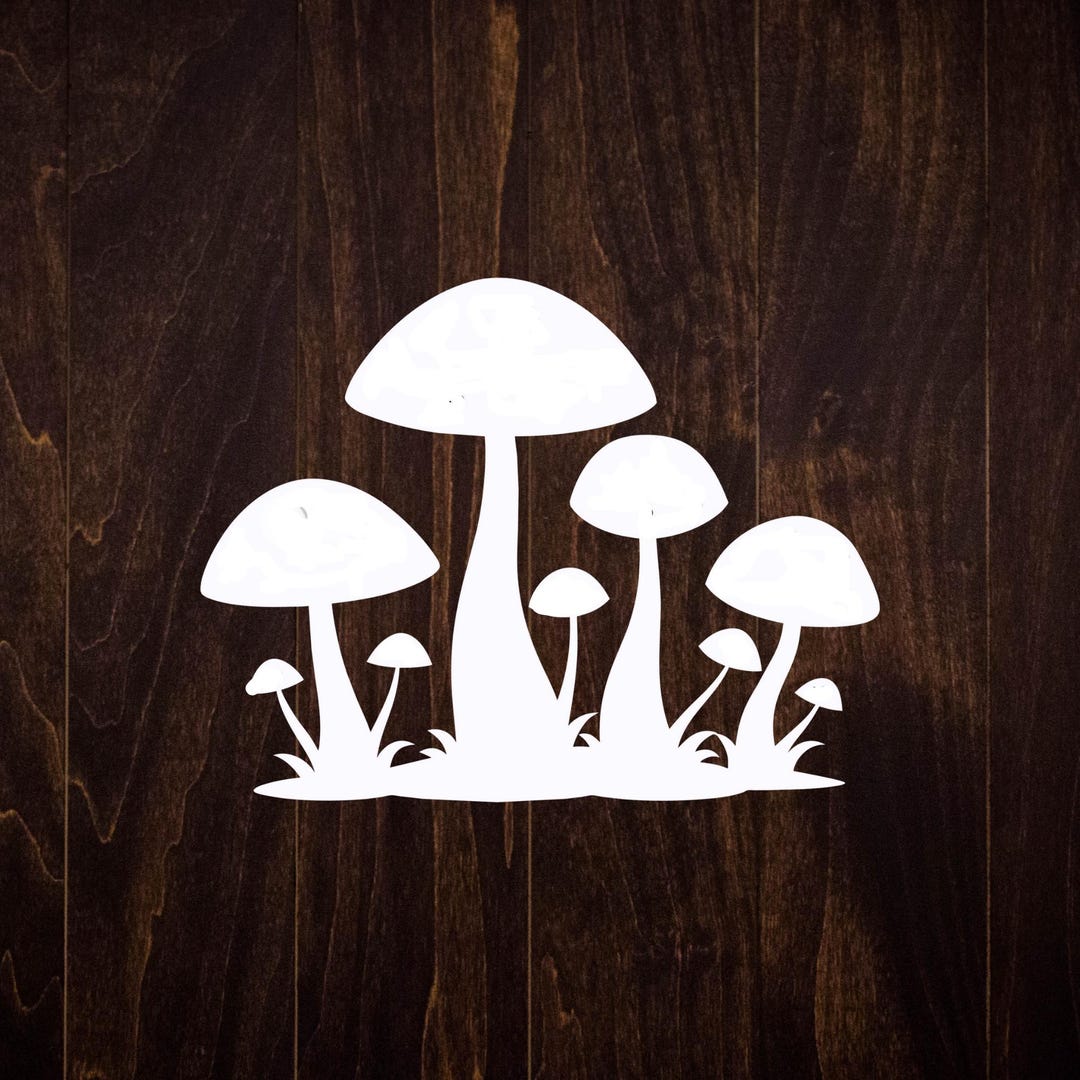 Mushroom Vinyl Decal, Car Decal, Car Stickers, Easter Egg Decal, Tiny ...