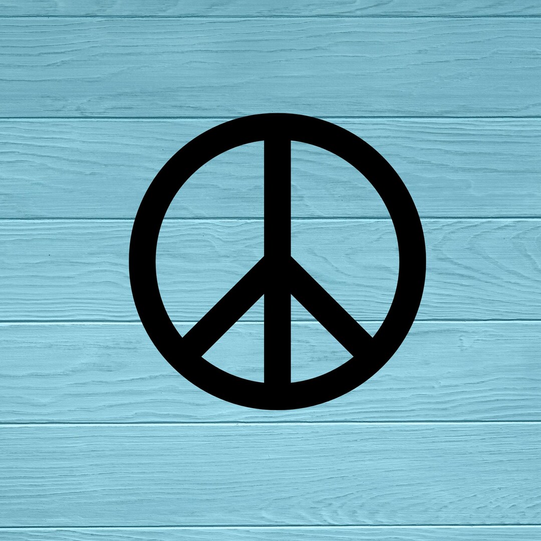 Peace Sign Decal/peace Sign Sticker/peace Symbol Sticker/car Decal ...