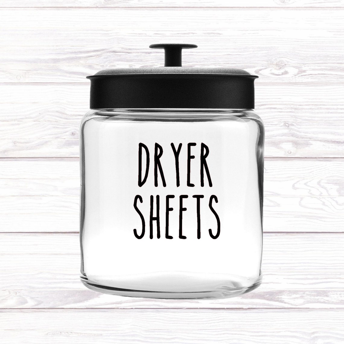 Dryer Sheets Decal Laundry Label Decals Bottle Labels | Etsy