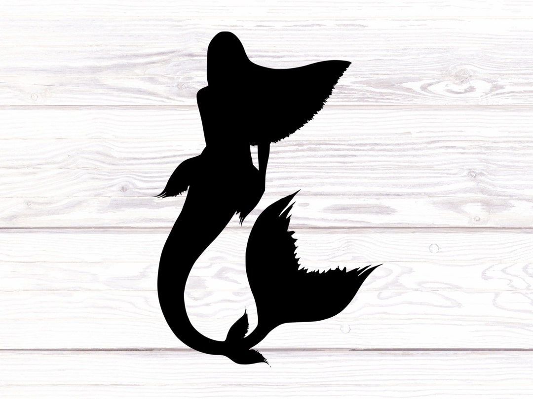 Mermaid Decal Sticker, Mermaid Car Decal, Laptop, Vinyl Decal, Wall ...