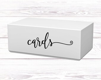 Cards Decal,wedding Cards Decal, Decal for Card Box, Wedding Decor DIY ...