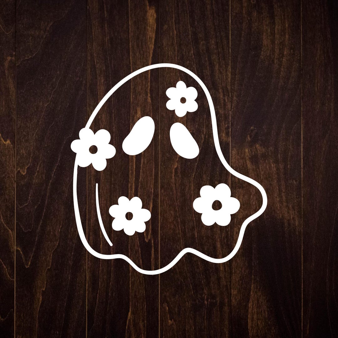 Car Decal, Car Stickers, Mirror Decal, Daisy Ghost, Ghost Window Decal ...