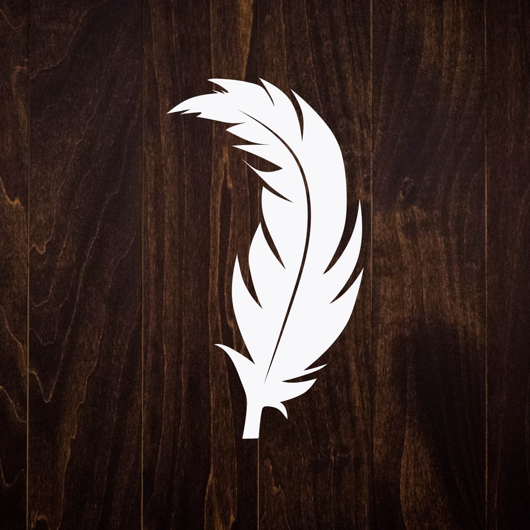 Feather Decal, Car Decal, Laptop Sticker, Wall Decal, Window Stickers ...