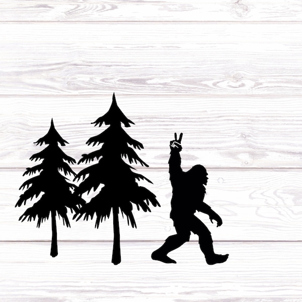 3 Bigfoot Vinyl Decal - Etsy