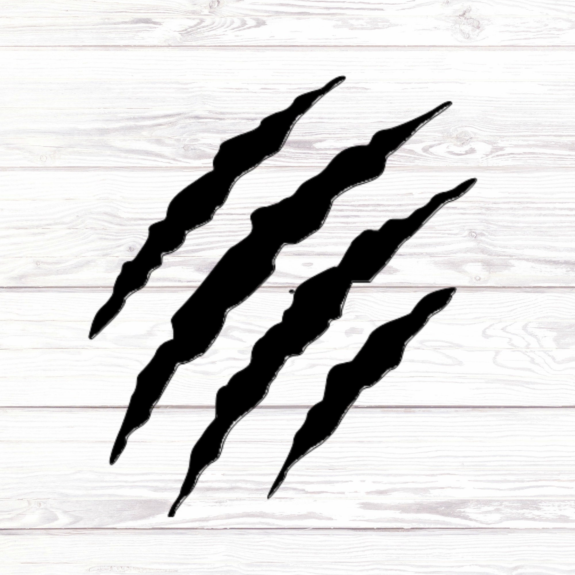 Calcomanía de garras pegatinas de garra blanca calcomanías | Etsy