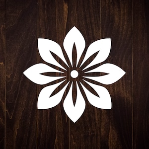 Flower Decal, Car Decal, Laptop Decal, Vinyl Decal, Wildflower Decal ...