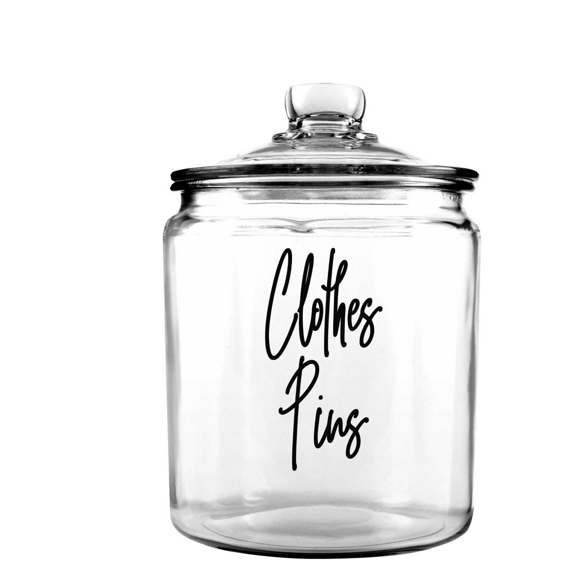 ClothesPins Decal Laundry Label Laundry Room Decal Laundry | Etsy