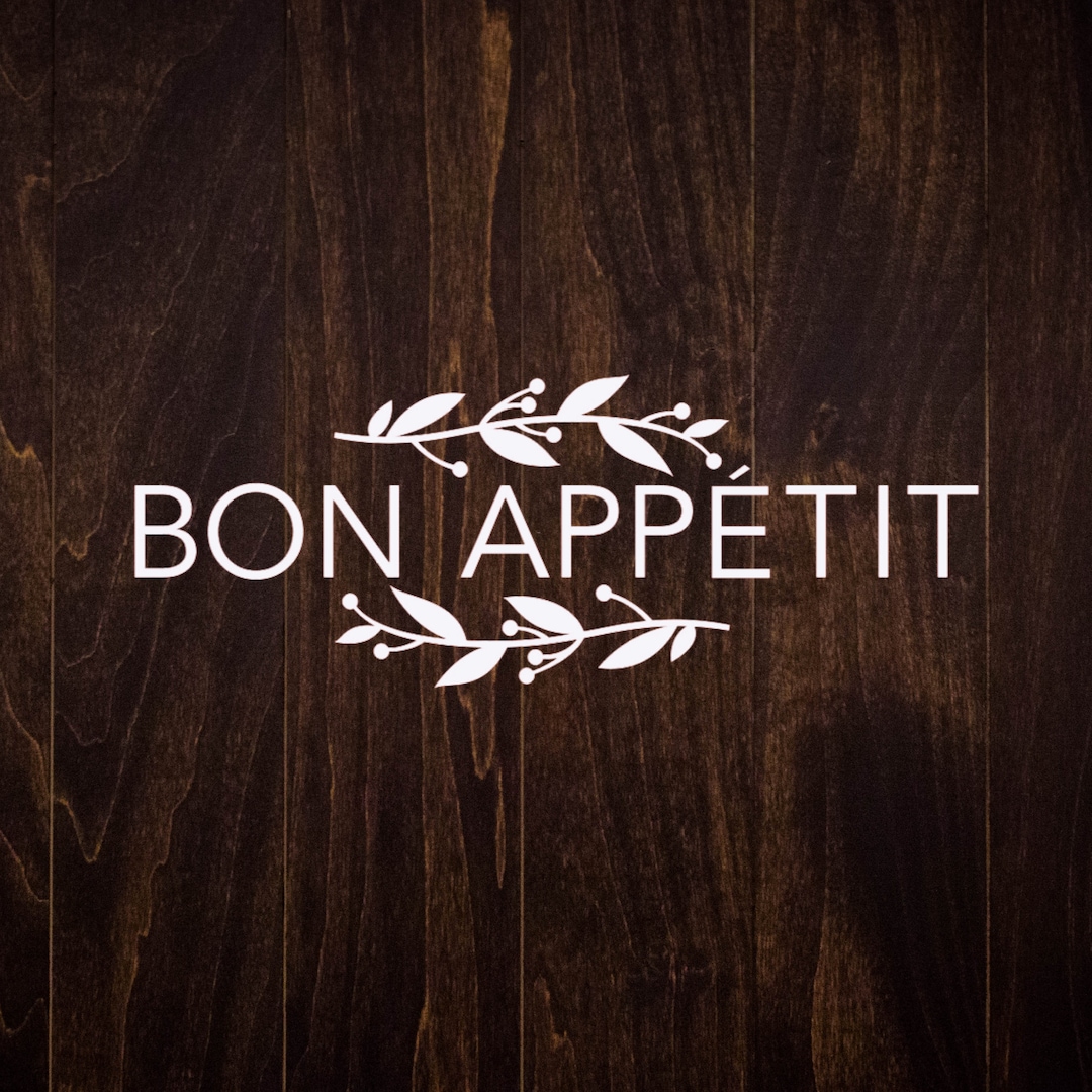 Bon Appetit Decal, Kitchen Wall Decal, Bon Appetit Sticker, Dining Room ...
