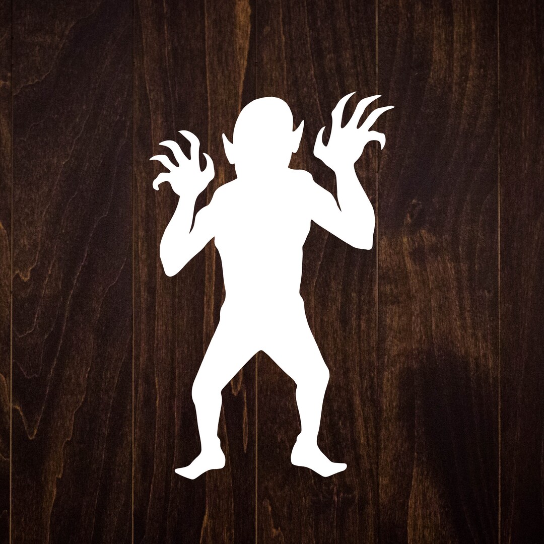 Scary Monster Decal, Horror Vinyl Sticker, Halloween Decal, Monster Car ...