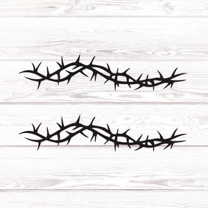 Barb Wire Decal Barbed Wire Car Decal Barbed Wire Decor Fence Goth Car ...