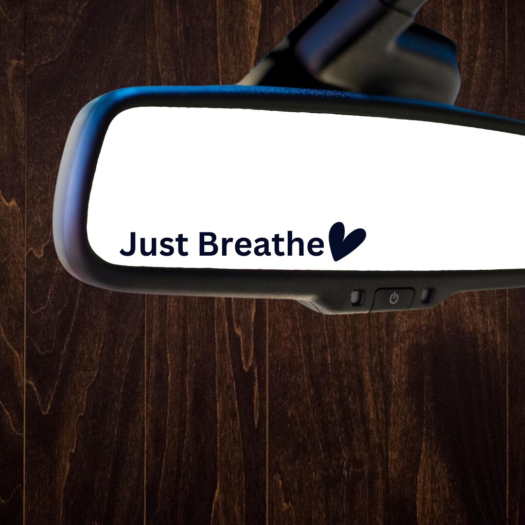 Just Breathe Vinyl Decal Sticker for Car Mirror Laptop Tumbler Phone ...