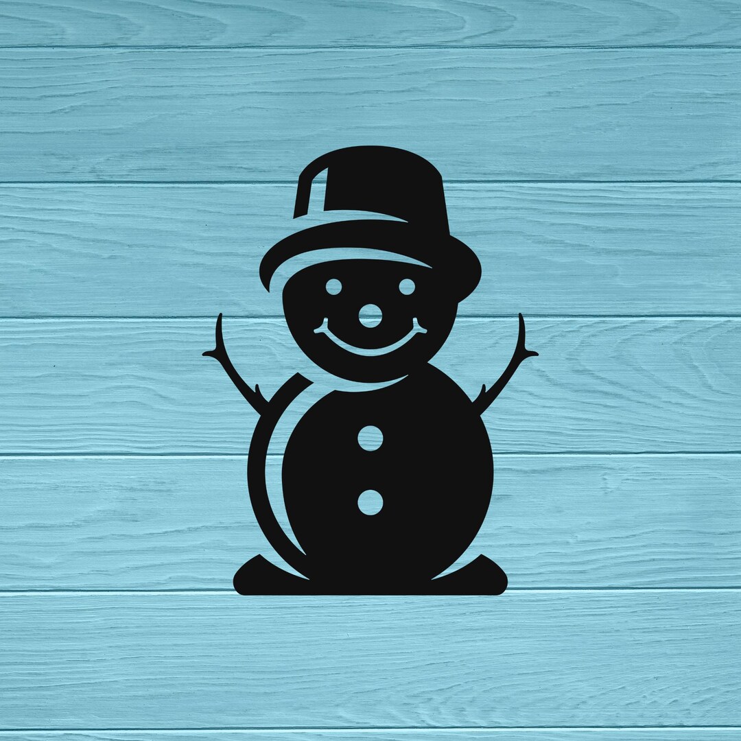 Snowman Vinyl Decal, Sticker for Car, Home, Laptop, Phone, Mirror, Wall ...