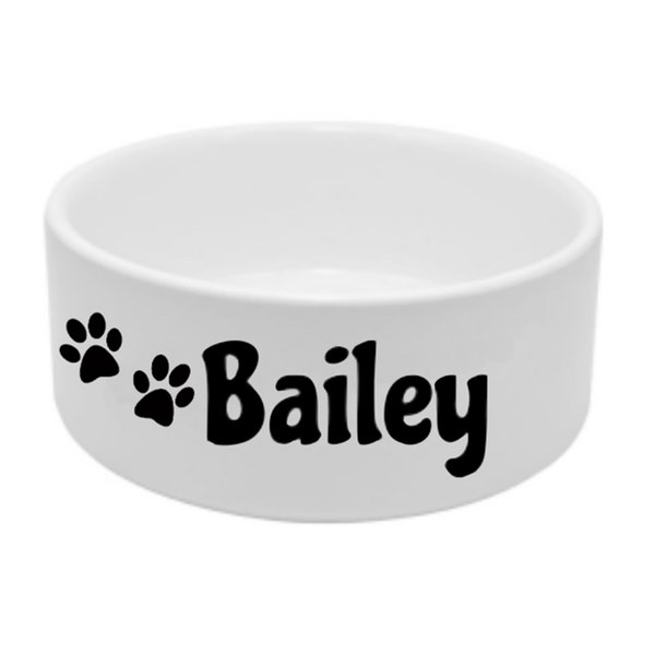 Paw Print Bowl - Etsy