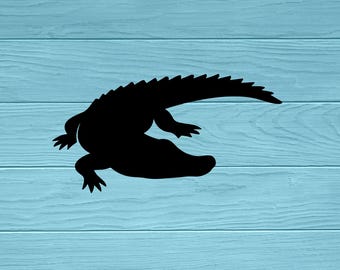 Respect the Locals Basking Alligator Die Cut Sticker | Gator | Florida ...