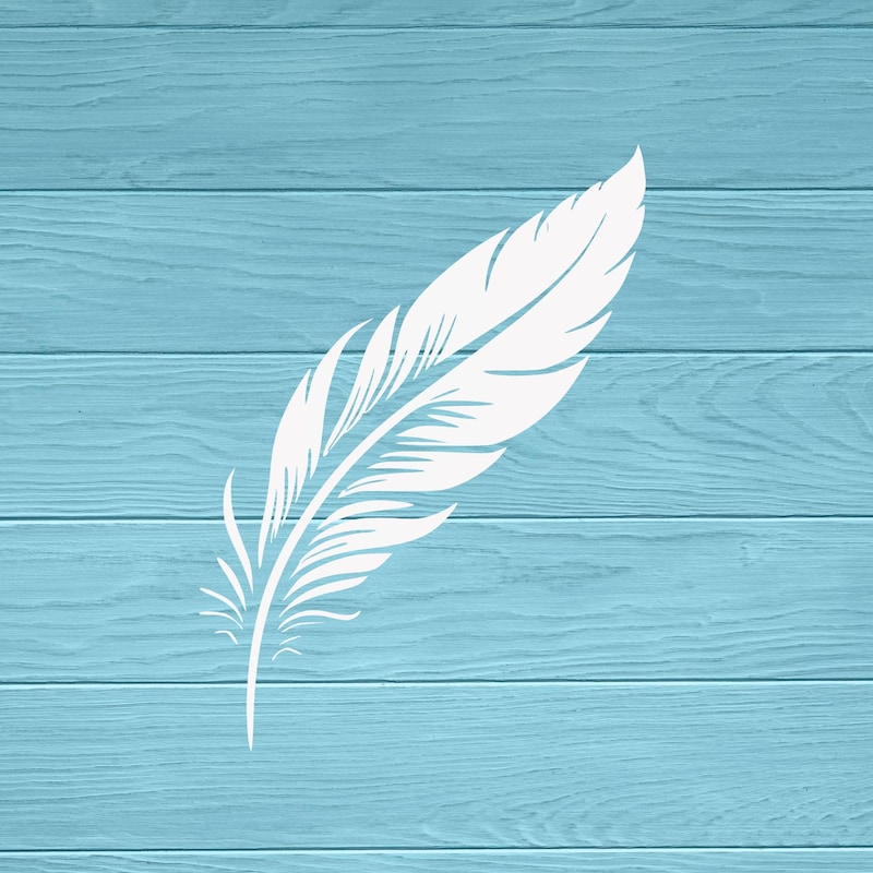 Feather Decal - Etsy