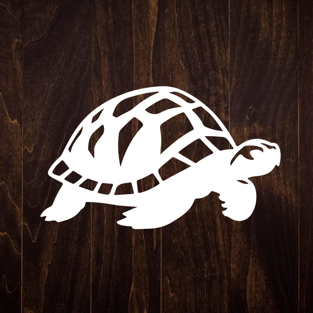 Tortoise Decal, Tortoise Sticker, Turtle Decal, Laptop Decal, Car Decal ...