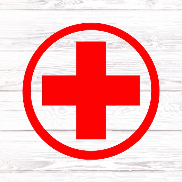 First Aid Cross Stencil - Etsy