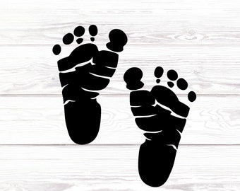 Baby Feet Decal | Etsy