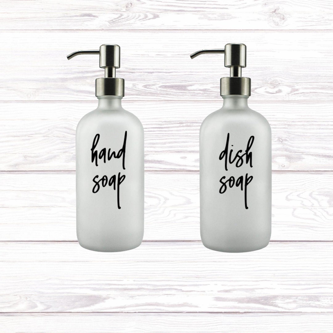 Hand Soap, Dish Soap, Soap Label, Kitchen Decals, Dish Soap Bottle ...