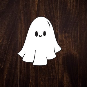 Car Decals, Car Stickers, Vinyl Decals, Cute Ghost Decal, Laptop Ghost ...