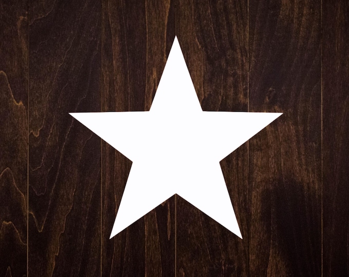 Star Decal Multiple Colors and Sizes Star Logo Decal, Star Vinyl Decal ...