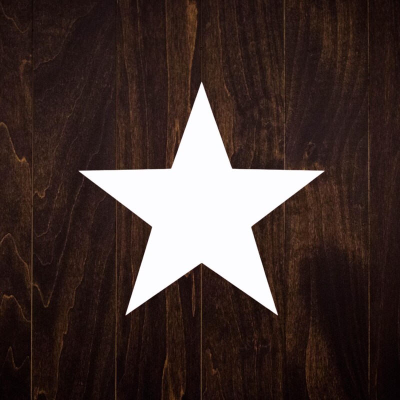 Star Vinyl Decal - Etsy