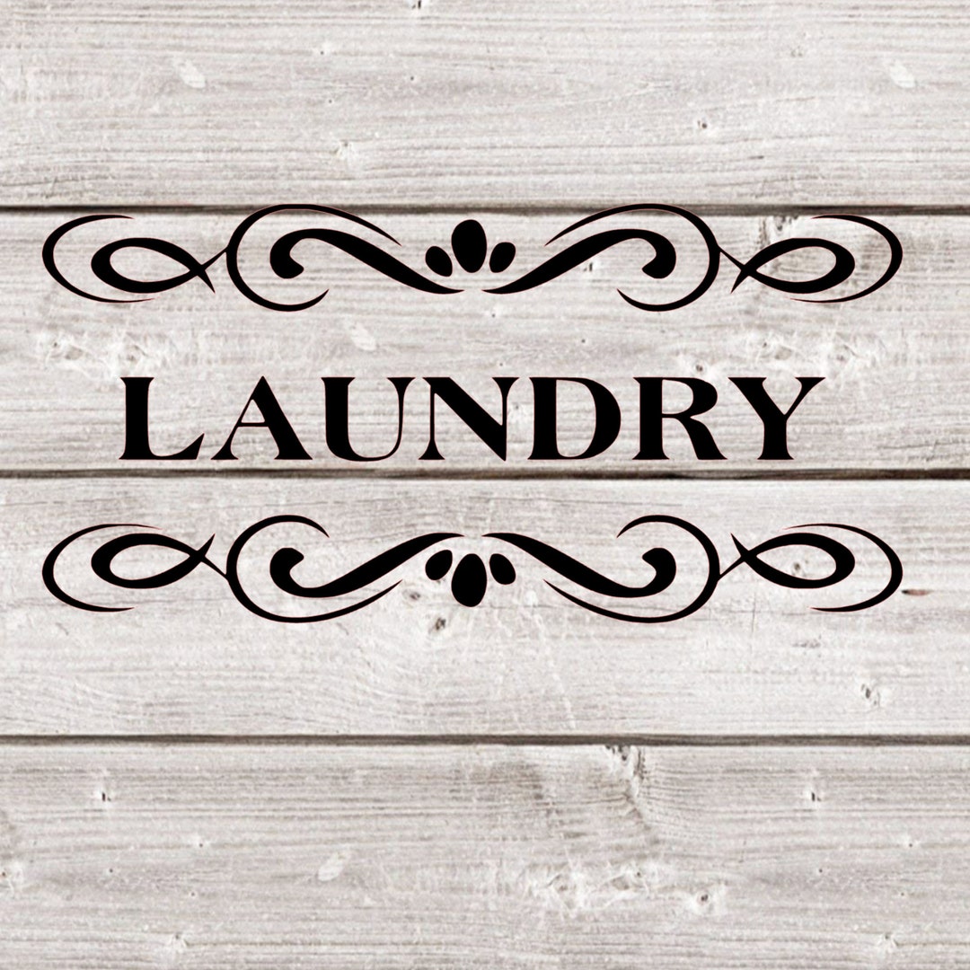 Laundry Room Decal, Laundry Vinyl Decal, Laundry Room Decor, Laundry ...
