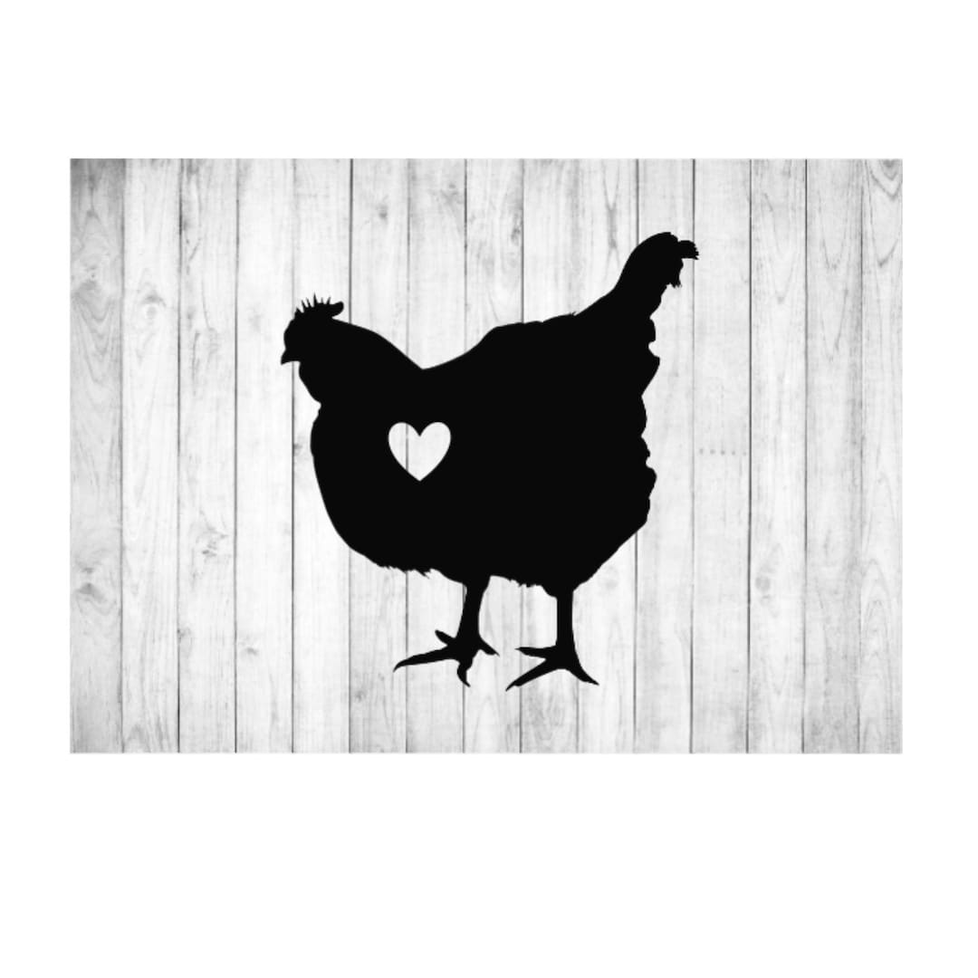 Chicken Decal, Chicken Sticker, Chicken Decor, Farmhouse Decal, Animal ...