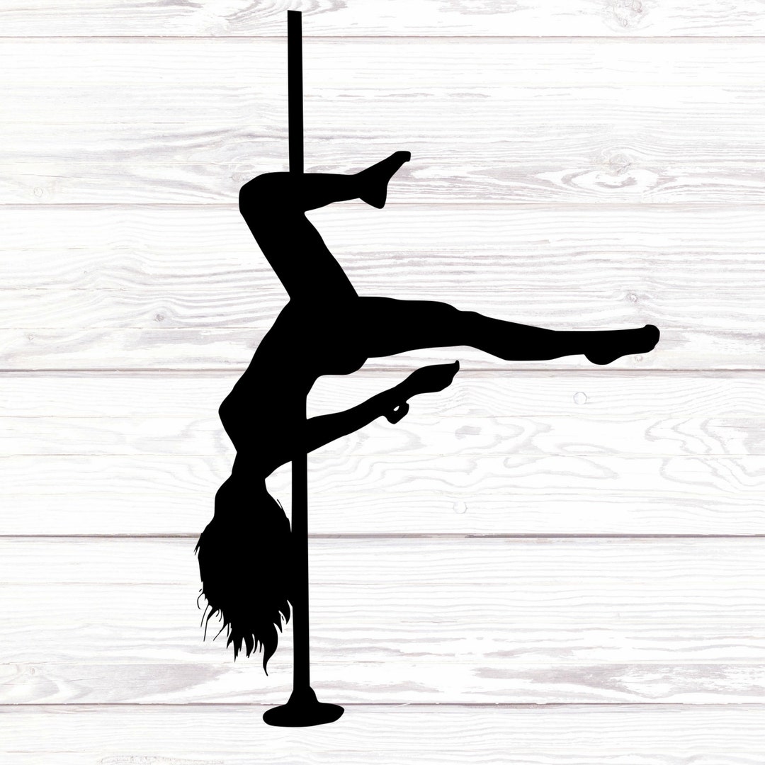 Pole Dancer Vinyl Decal, Pole Dance, Stripper Pole, Exotic Dancer ...